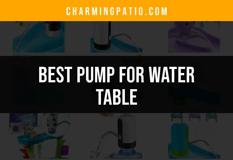 13 Best Pumps for Water Table: Top Picks Reviewed